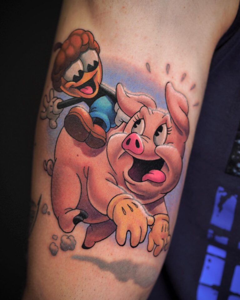 21 Tantalizing New School Tattoo Ideas For Men & Women to Inspire You ...